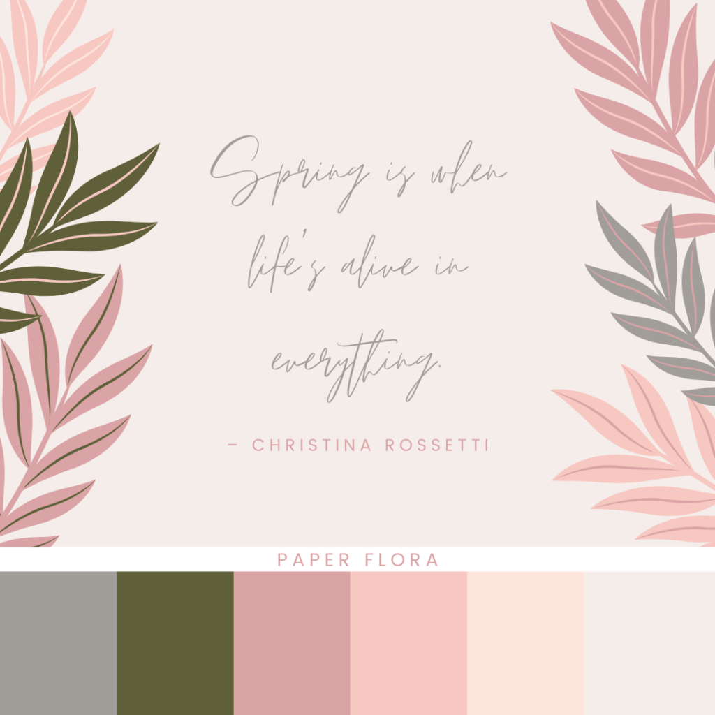 5 Spring Color Palettes to Inspire Freshness and Warmth • Authentic ...
